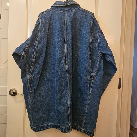 king size | Jackets & Coats | King Size For Tall Big Men Denim Jacket ...